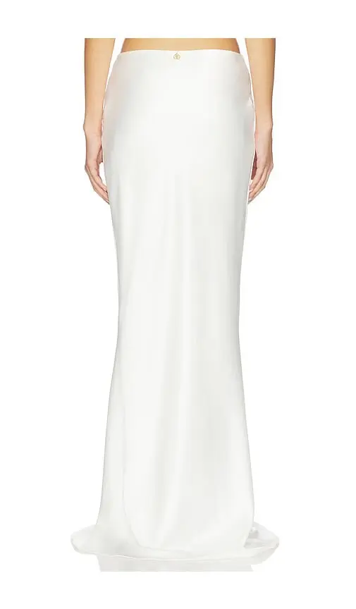 BANANHOT Nona Satin Maxi Skirt