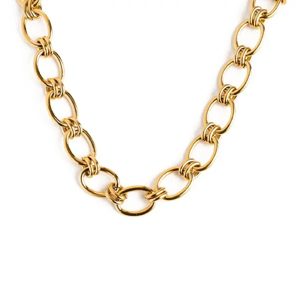 SUPERDIVAJEWELLERY Ubah Chunky Link Necklace - Gold