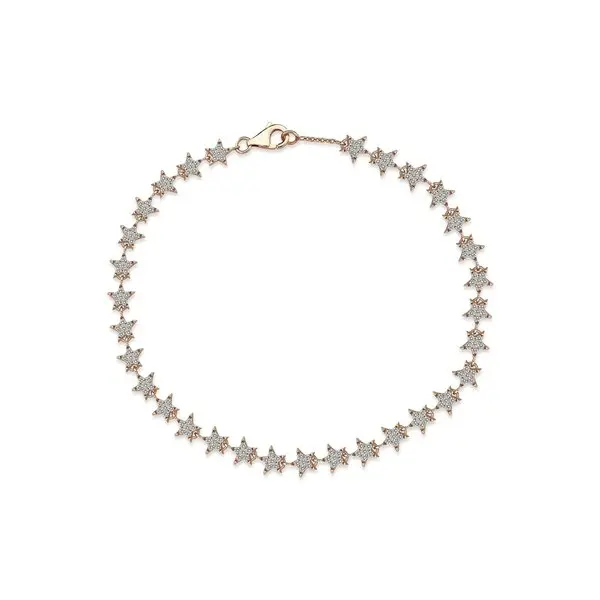 REIS JEWELLERY 14k Yellow Diamond Star Bracelet - Gold
