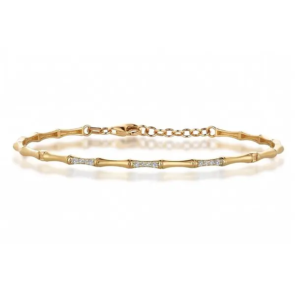 REIS JEWELLERY 14k Yellow Diamond Bangle - Gold
