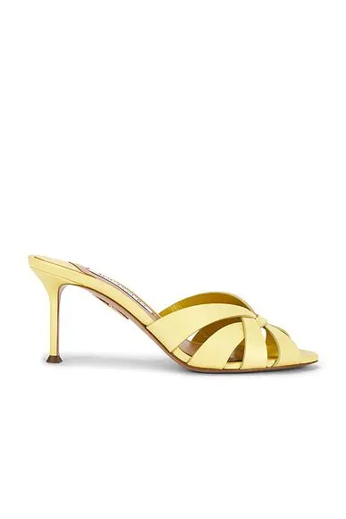 AQUAZZURA Copacabana 75 Mule Sandal - Daisy