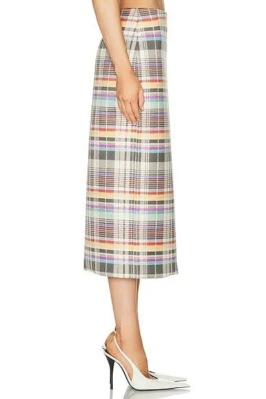 Brandon Maxwell Mercer Bonded Pencil Skirt