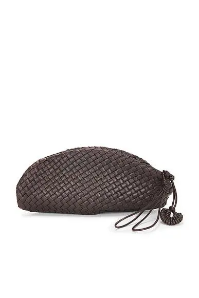 Bottega Veneta Small Vongola Clutch - Espresso
