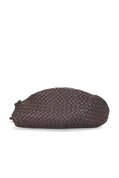 Bottega Veneta Small Vongola Clutch - Espresso