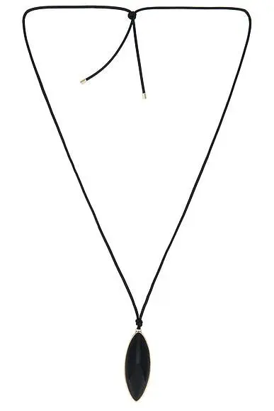 JENNIFER FISHER Dagger Pendant Necklace - Jet