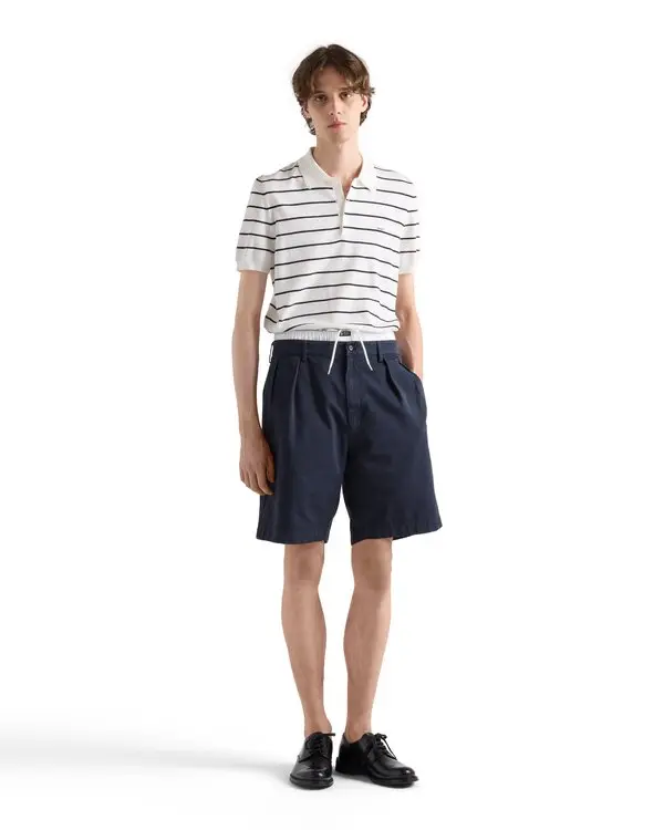 Prada Cotton Bermuda Shorts