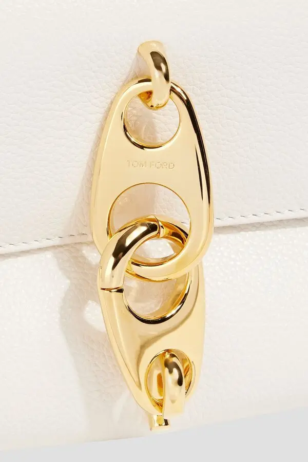 TOM FORD Carine Medium Textured Leather Shoulder Bag
