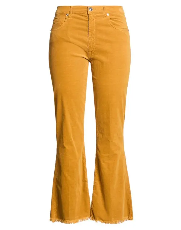 + PEOPLE People Flared Corduroy Cropped Pants