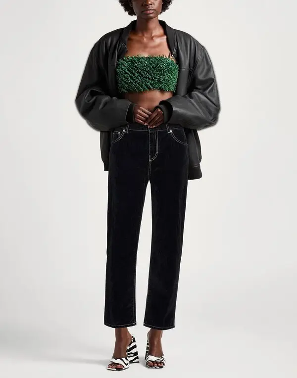 DEPARTMENT 5 Velvet High Waisted Straight Leg Pants