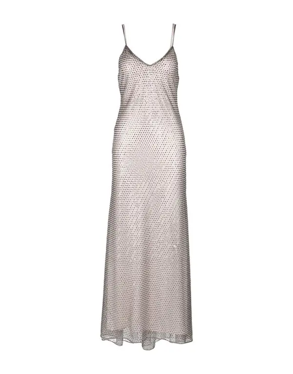 SEMICOUTURE Maxi Dress In Tulle With Sequins And Beads