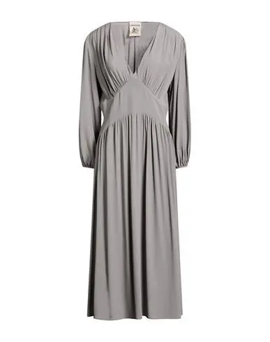 SEMICOUTURE Midi Dress In Acetate And Silk