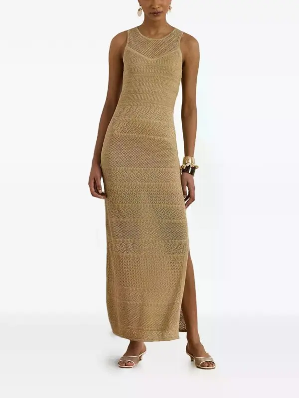 Ralph Lauren Knitted Maxi Dress - Neutrals