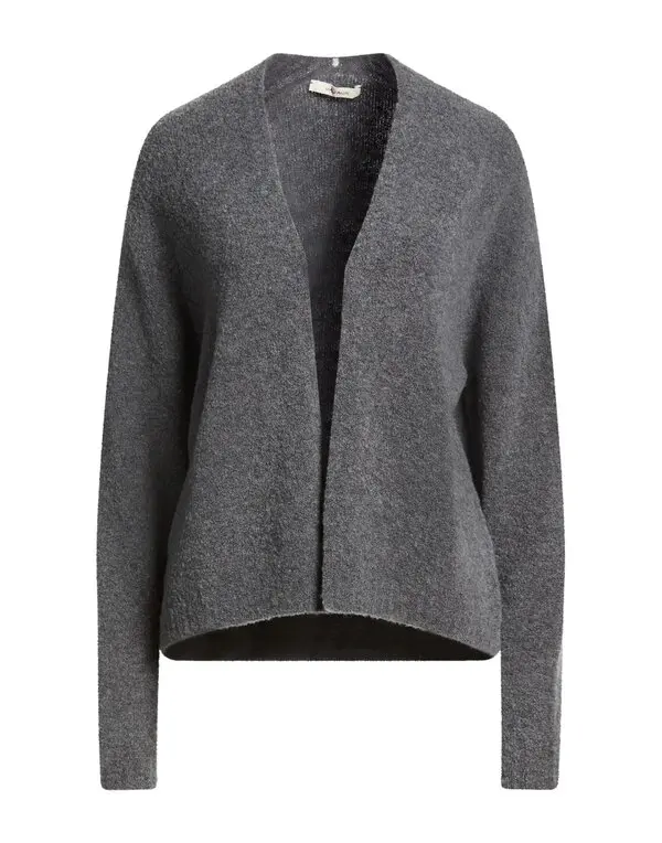 Malìparmi Wool Blend Bouclé Cardigan