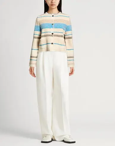 SEMICOUTURE Multicolor Striped Knit Cardigan