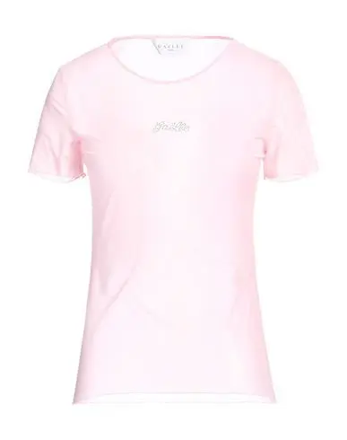 GAËLLE PARIS Tulle Crewneck Short Sleeve Top