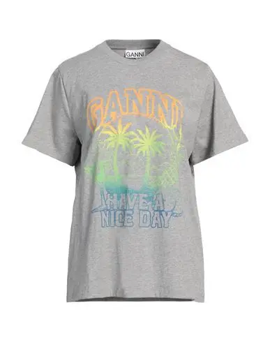 GANNI Organic Cotton Printed T-shirt