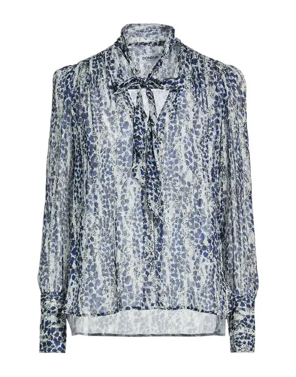 DONDUP Viscose Blouse With Bow Detail
