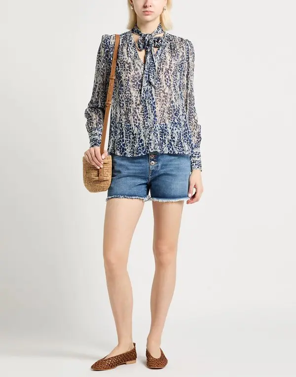 DONDUP Viscose Blouse With Bow Detail