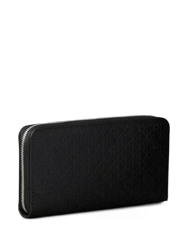 Calvin Klein Perforated-monogram Zip-around Wallet