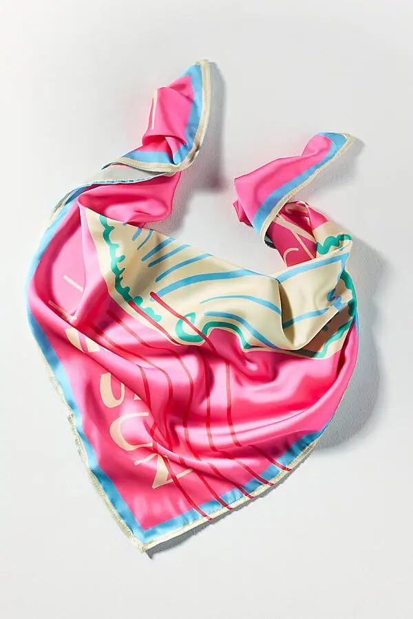 MAAJI Jungle Hair Scarf - Pink Pattern