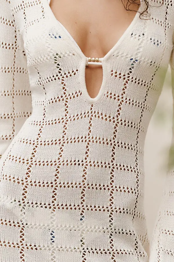 L*Space Jessa Crochet Mi Dress