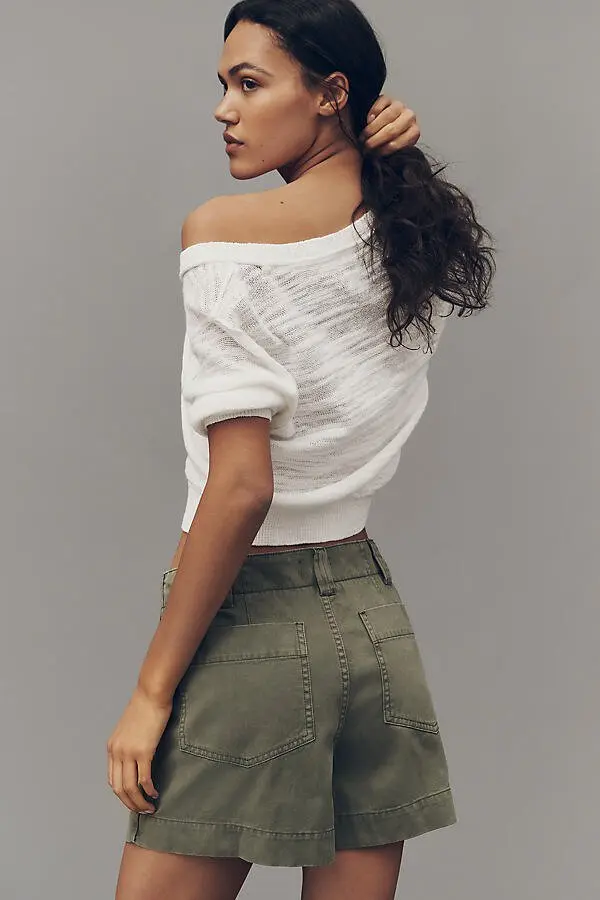 PISTOLA Mason Cotton Shorts - Meadow