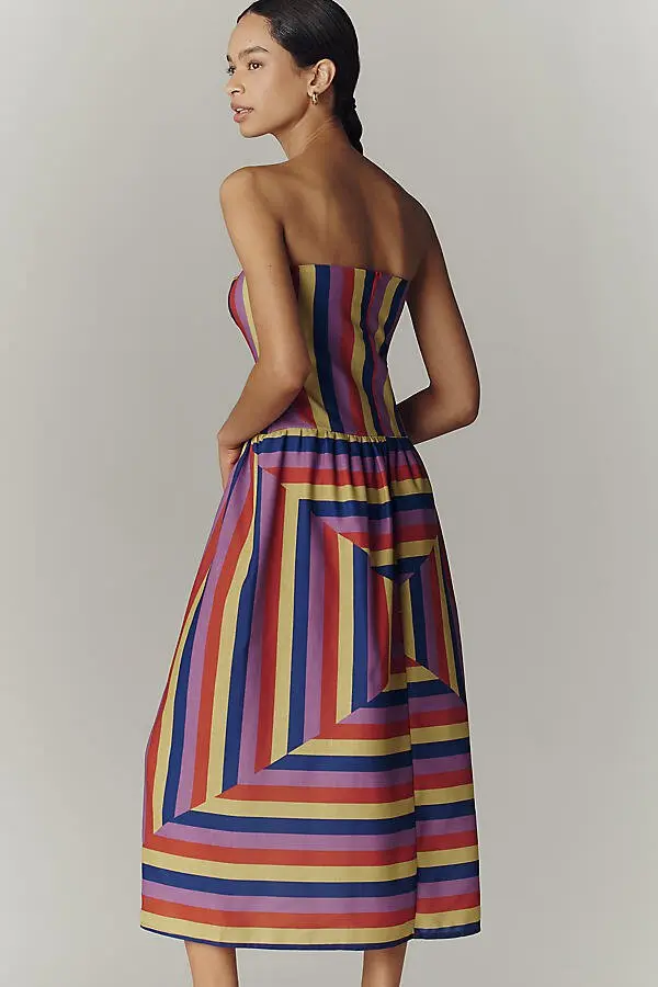 FENARETA Strapless Maxi Dress