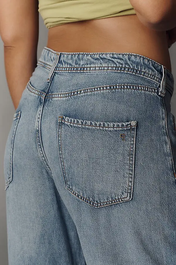PILCRO Mid-rise Wide-leg Jeans