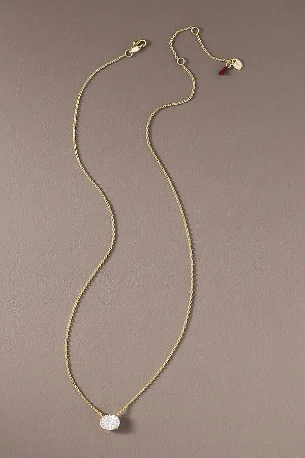 Shashi Oval East-west Necklace