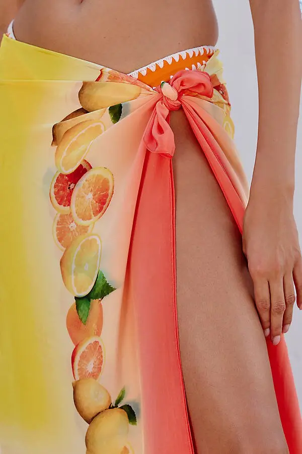 LESLIE AMON Agrume Sarong