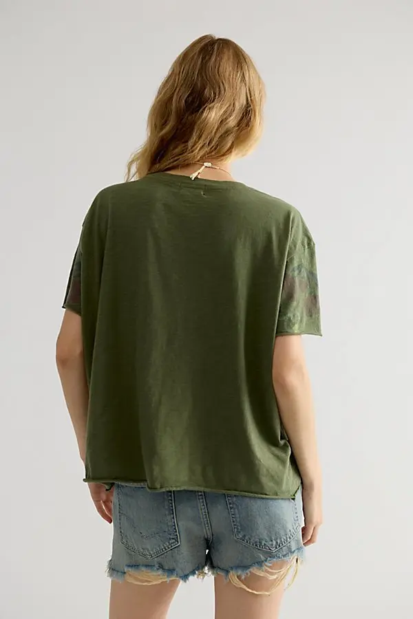 THE BUREAU Secret Garden Printed T-shirt - Green