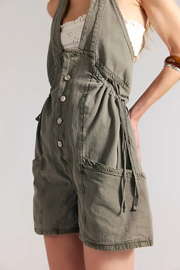 Free People We The Free Bonanza One-piece Shortalls - Laurel Canyon