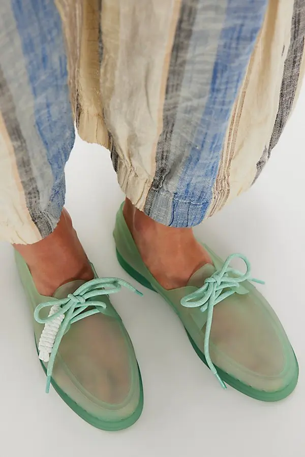 Sperry Authentic Original 2-eye Jelly Boat Shoes - Sage