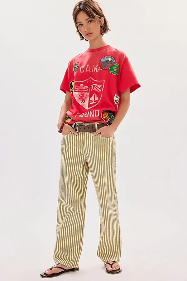 FOUND Embroidered Patches Camp Tee