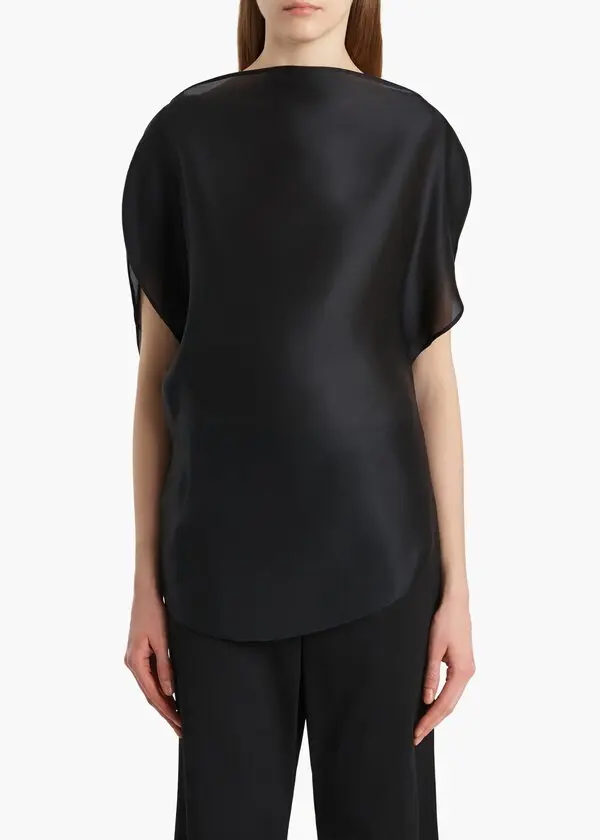 Khaite Poppi Top - Black