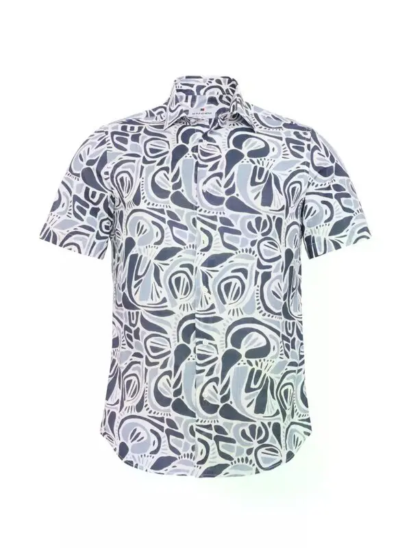 LOJA DAS MEIAS Abstract-print Short-sleeve Shirt