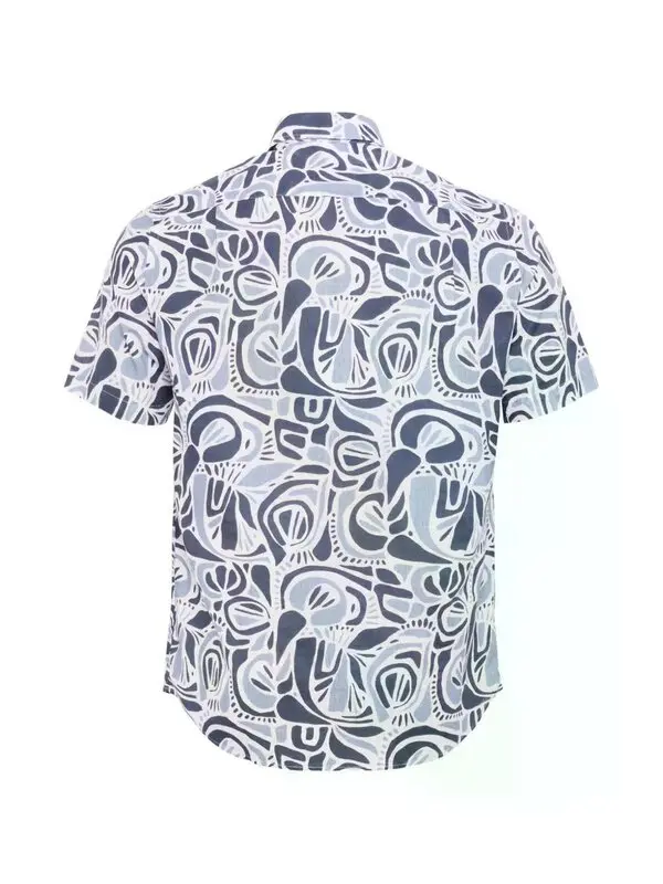 LOJA DAS MEIAS Abstract-print Short-sleeve Shirt