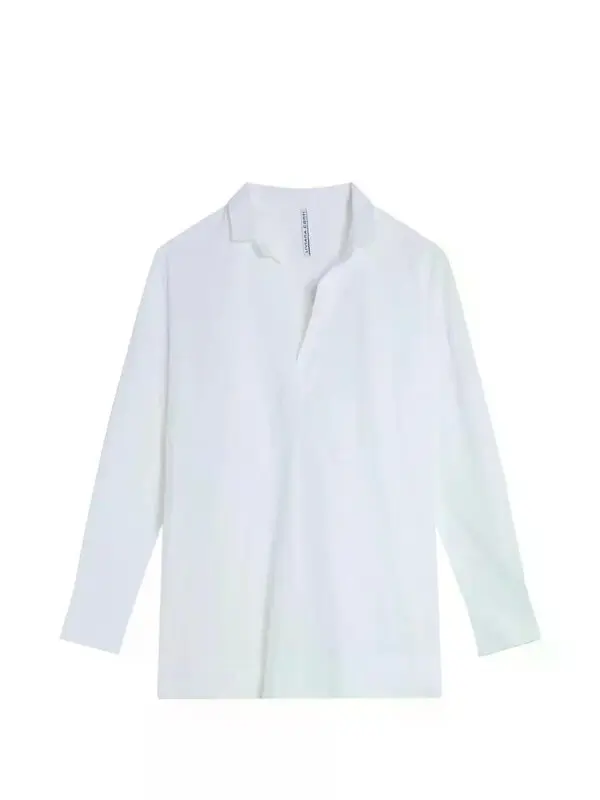 Liviana Conti V-neck Long-sleeve Blouse