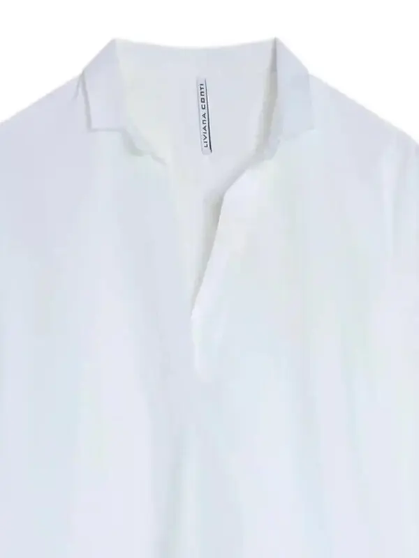 Liviana Conti V-neck Long-sleeve Blouse