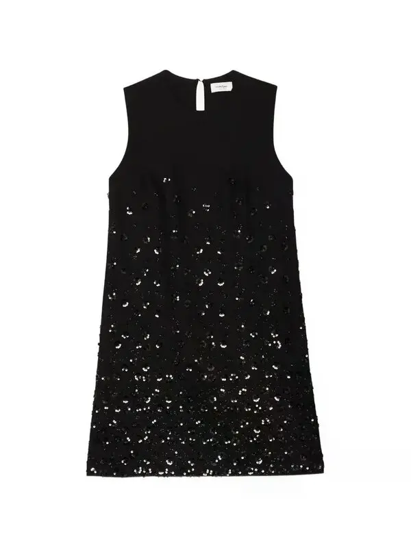 OTTOD'AME Sequin Embellished Sleeveless A-line Dress
