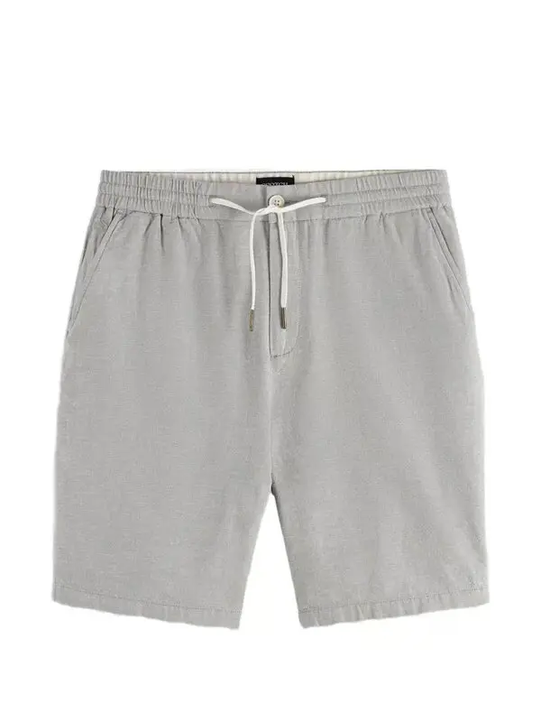 Scotch & Soda Slub Texture Elasticated Drawstring Waist Shorts