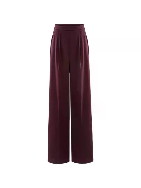 SAIID KOBEISY Pleated Wide-leg Trousers