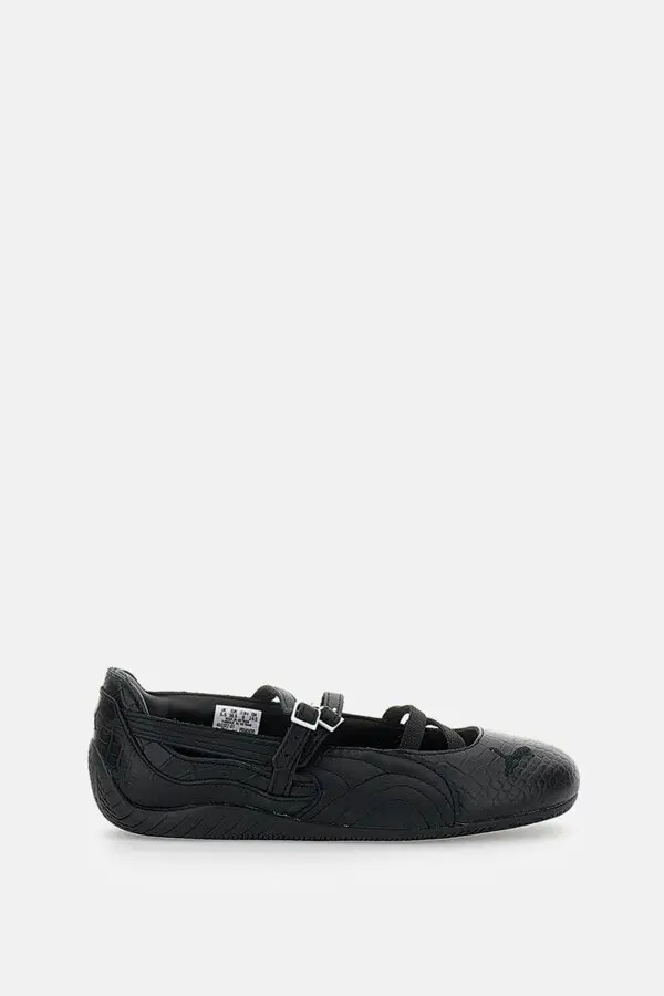 PUMA Speedcat Ballet Croc Ballerina Sneakers - Black