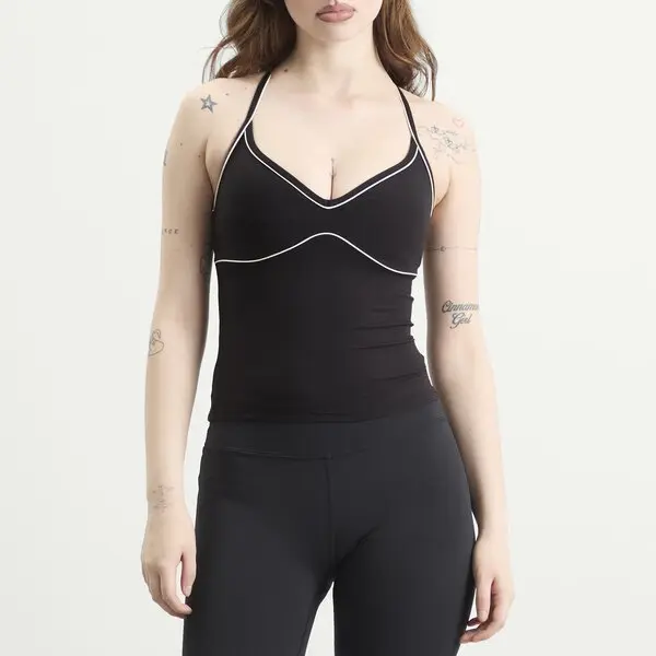 TALA Dayflex Contrast Sweetheart Vest - Shadow Black