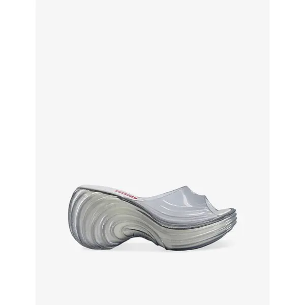 Melissa X Diesel Quantum Jelly Platform Sandals - Transparent