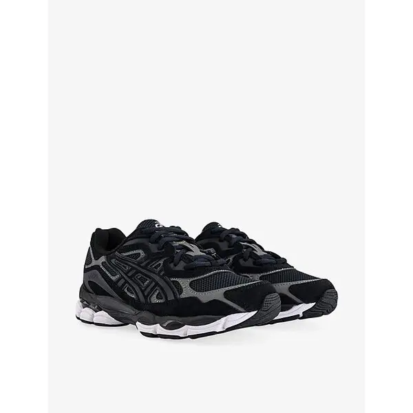 Asics Gel-nyc Suede And Mesh Trainers - Graphite Grey Graphi