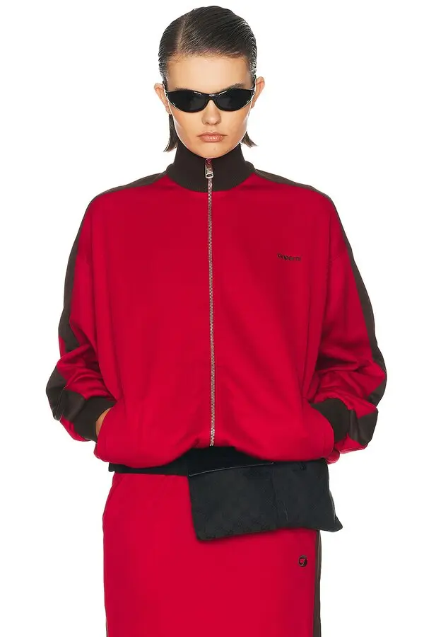 Coperni Zip-up Track Jacket - Red
