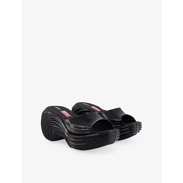 Melissa X Diesel Pvc Platform Sandals - Black