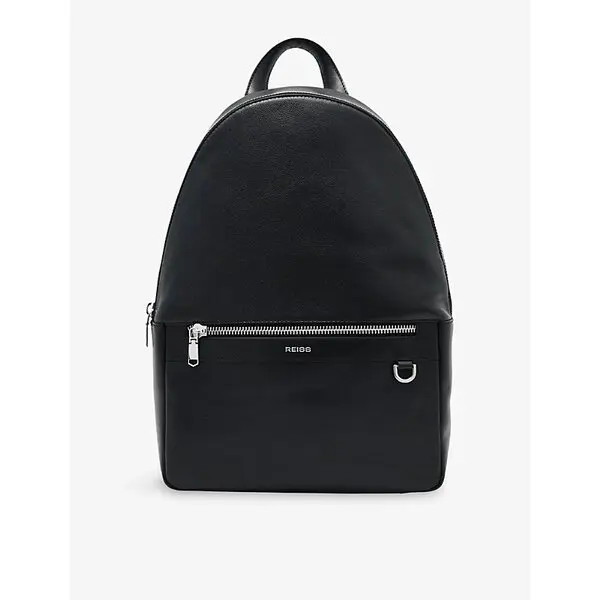 REISS Carson Leather Backpack