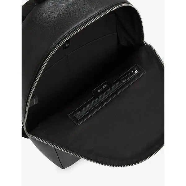 REISS Carson Leather Backpack